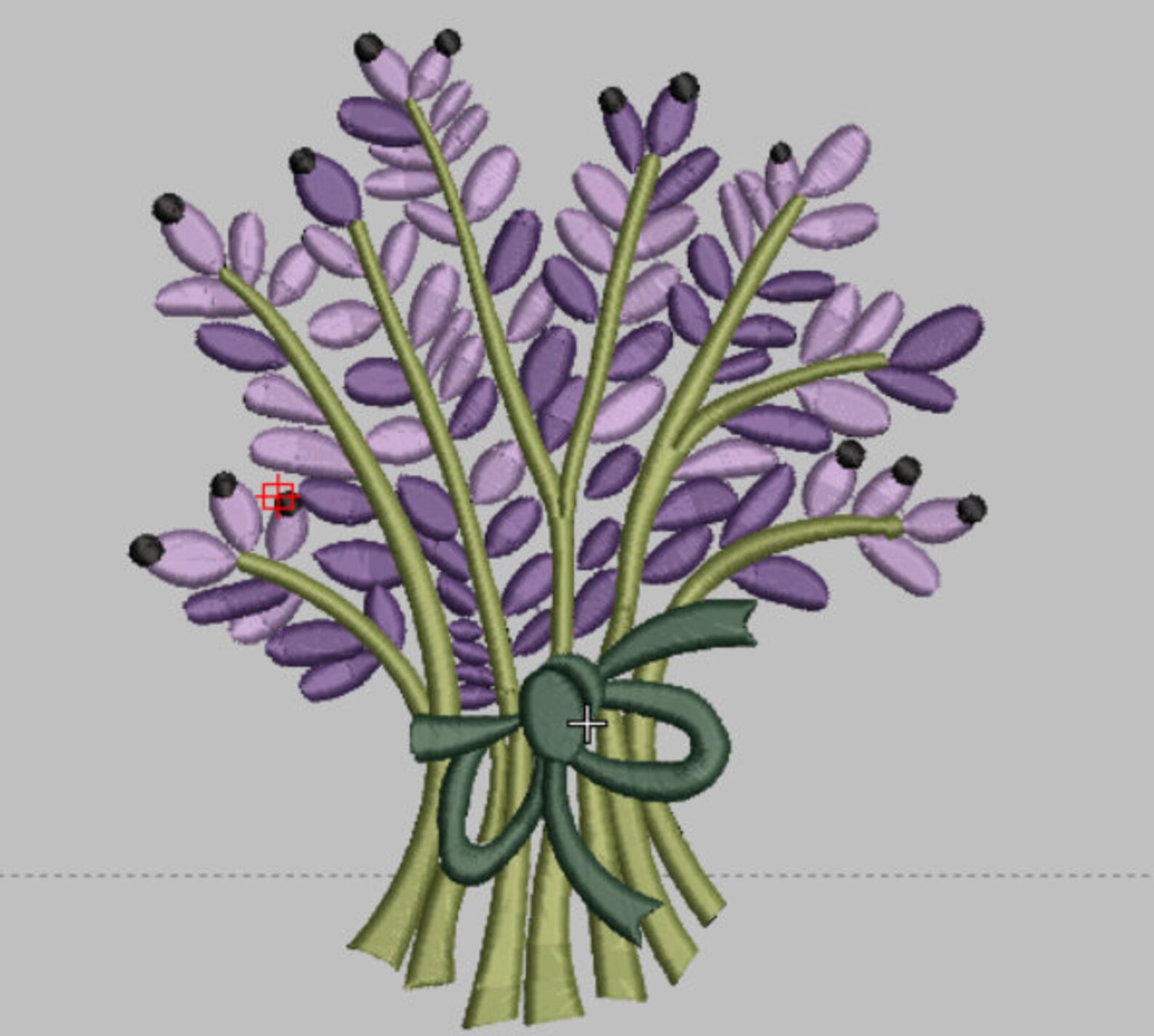 Lavender Embroidery Design File | Etsy