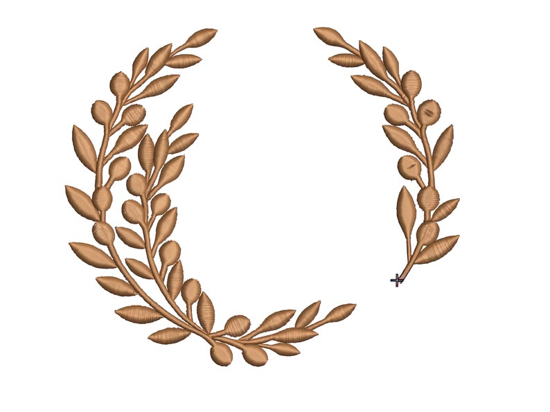 Wreath 3 Embroidery Design File - Etsy