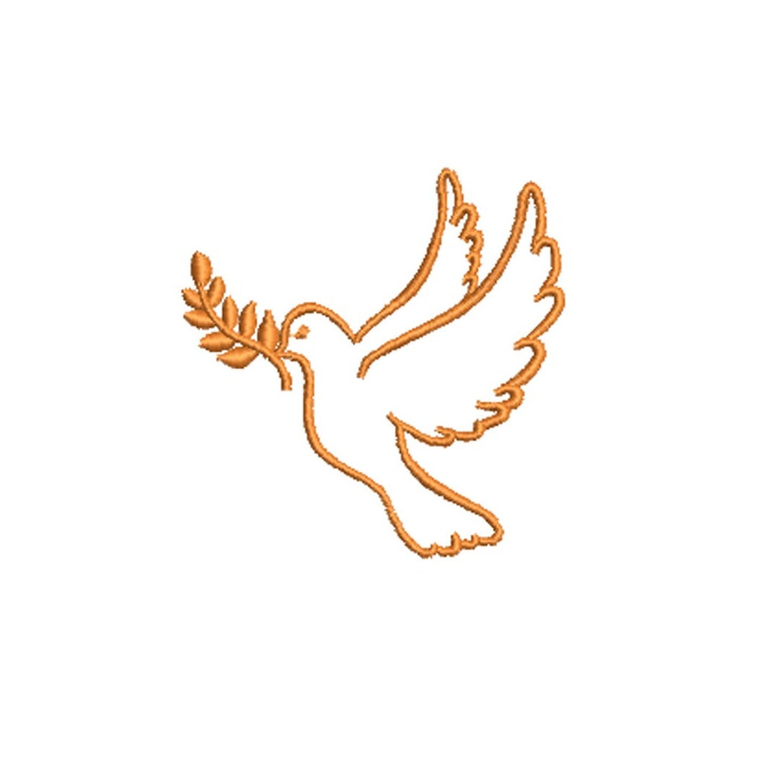 Flying Bird Embroidery Design File - Etsy