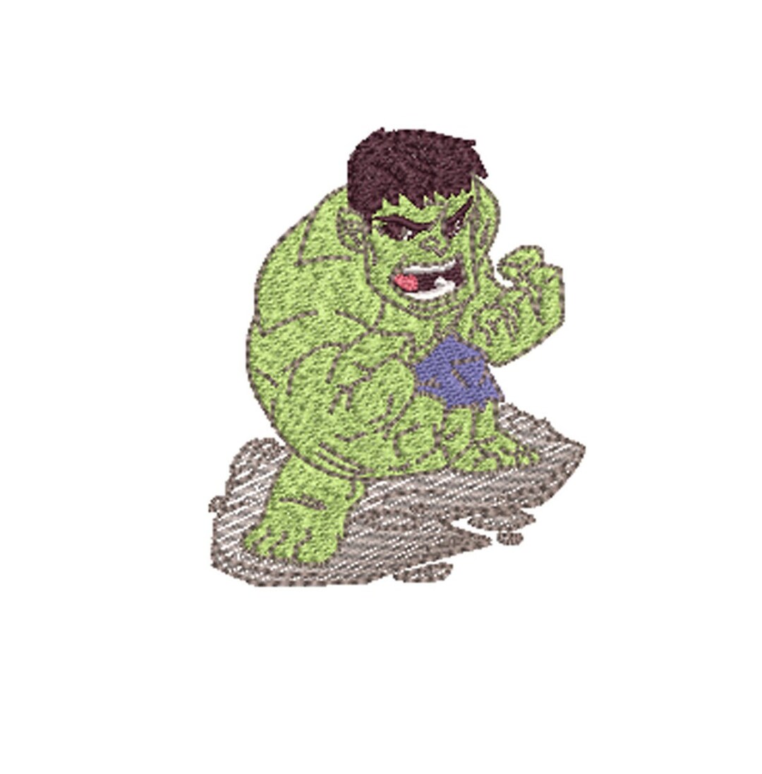 Hulk From Marvel Embroidery Design File - Etsy