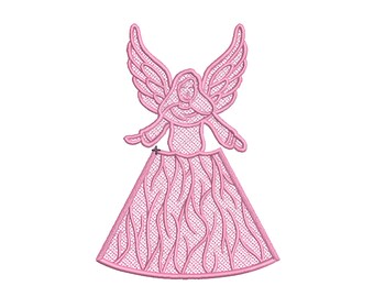 Angel Wings Y2k Pretty Pink Embroidery File EXP, JEF, PES, Xxx, Vp3 ...