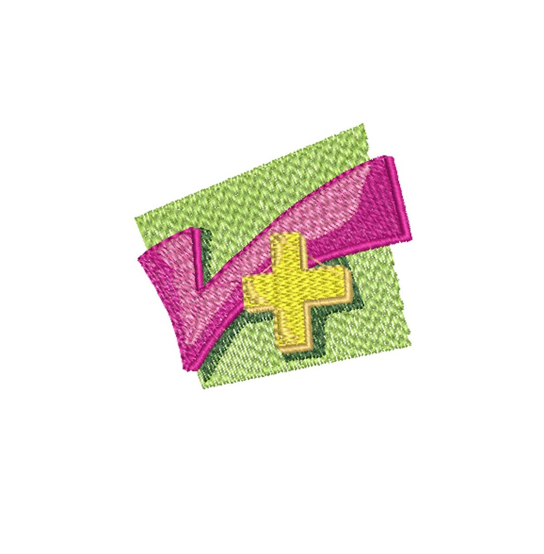 Plus Sign Embroidery Design File - Etsy