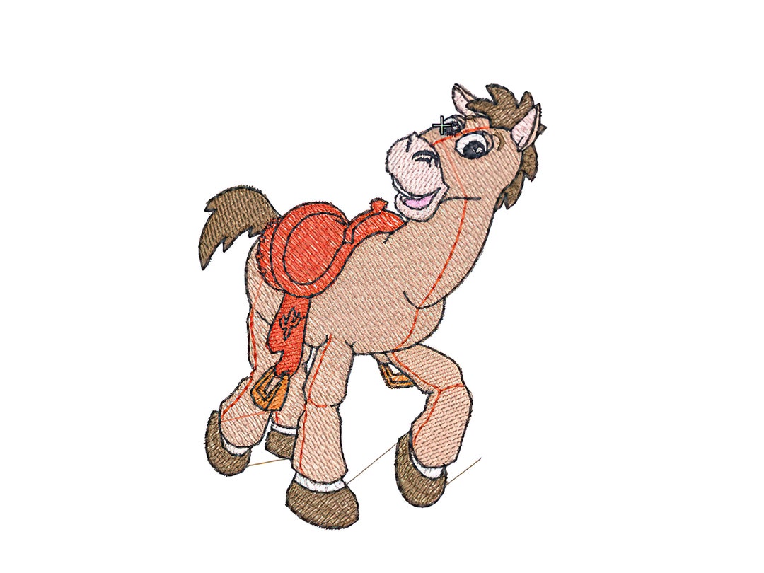 Horse Pixar Embroidery Design File - Etsy