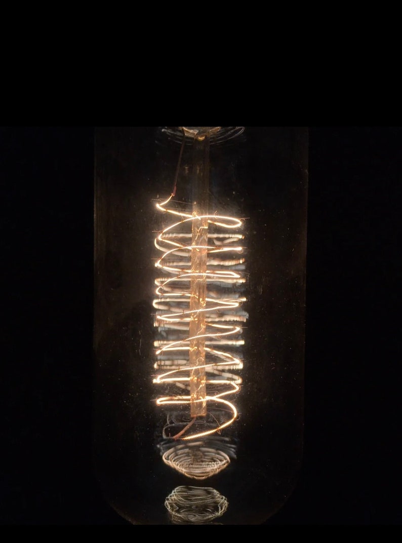 Tubular Edison Style Mad Scientist Light Bulbs, T4, Decorative Spiral ...
