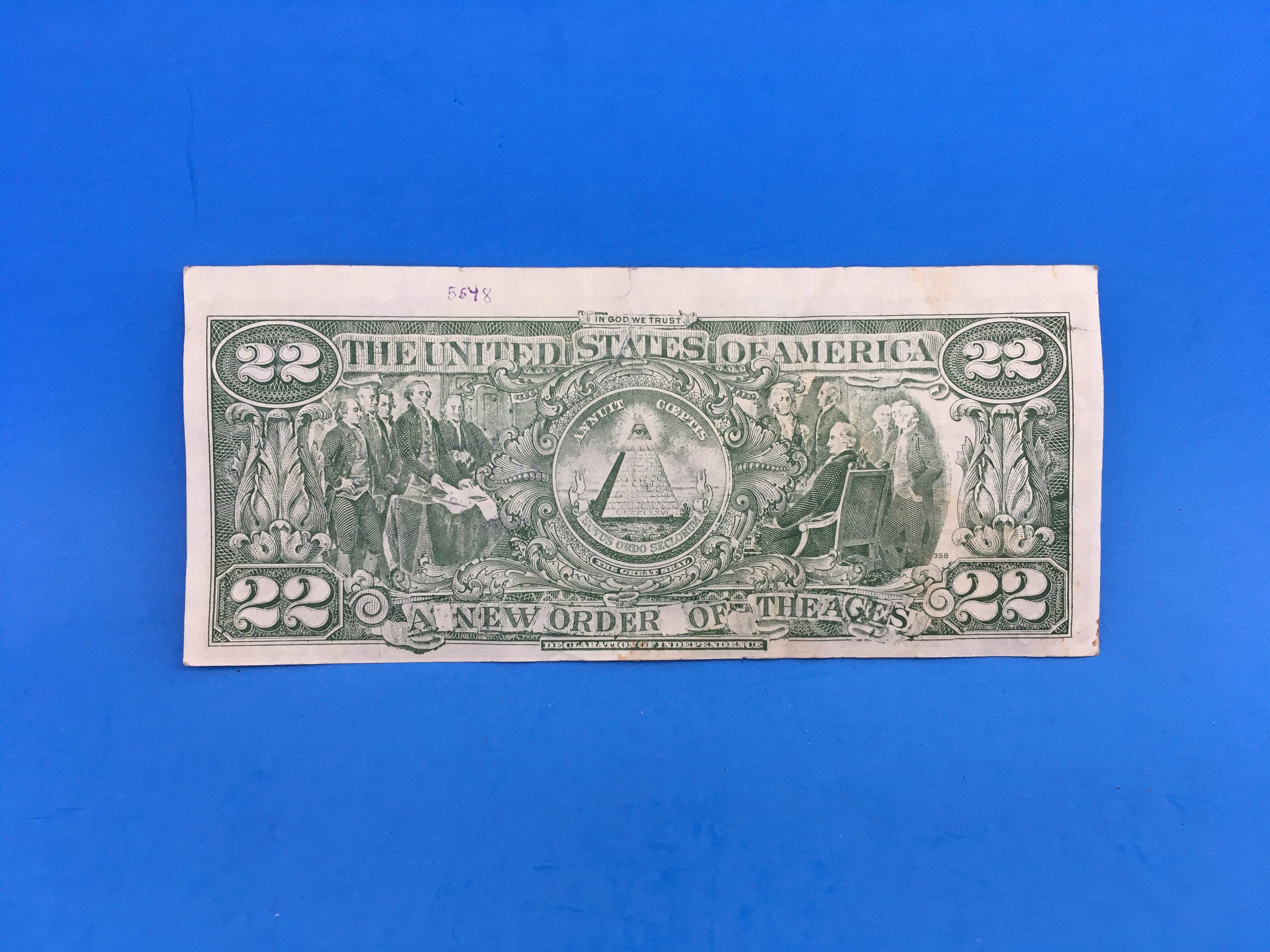 22-dollar Bill Love Twenty-two Presidential Campaign, 1984ish - Etsy