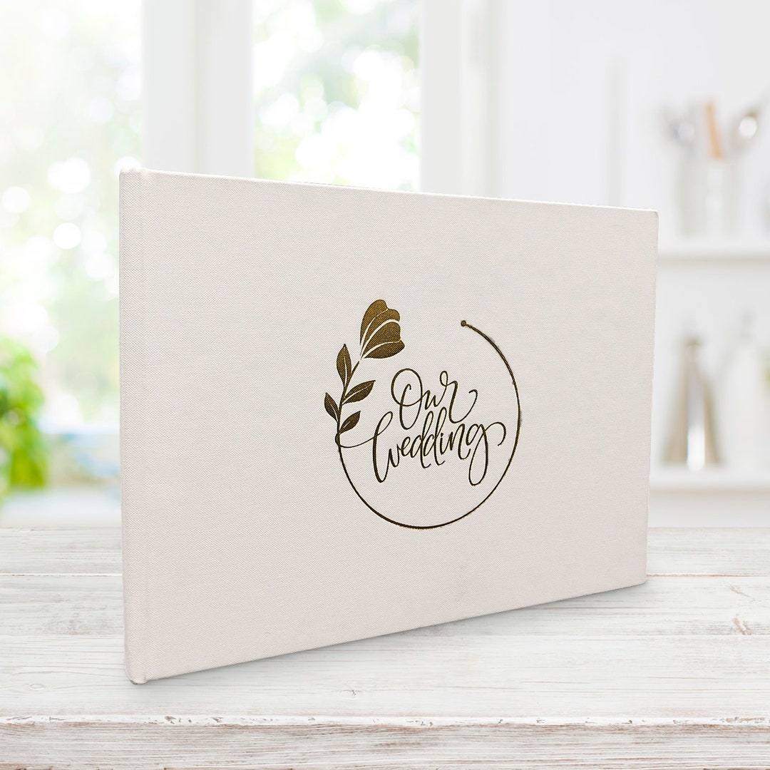 Wedding Digital Video Book Album - HD Screen Linen Cover With "our ...