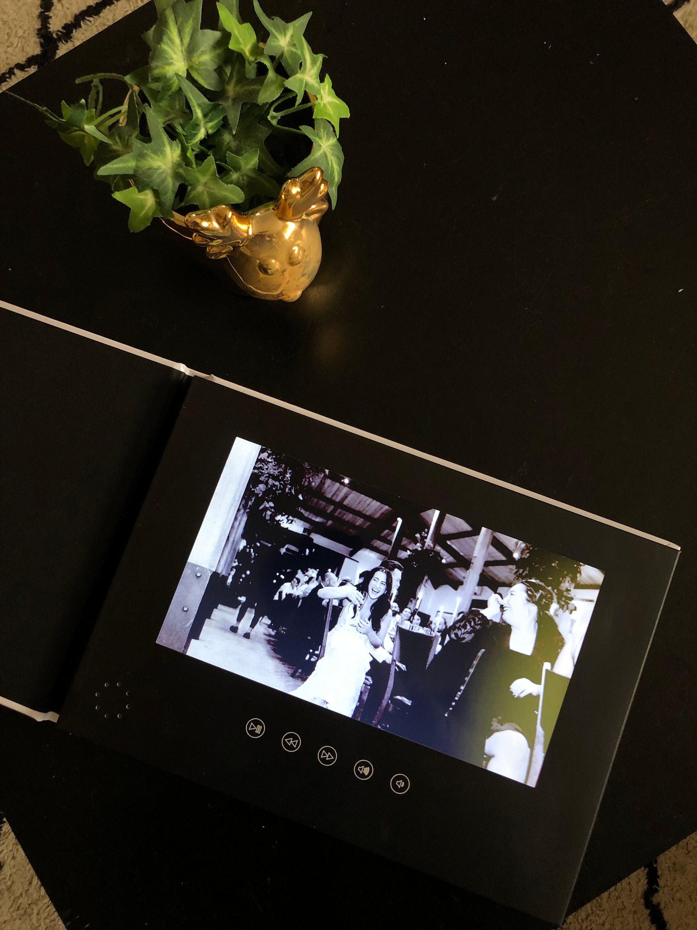 Memories Digital Video Book Album HD Screen Linen Cover With - Etsy