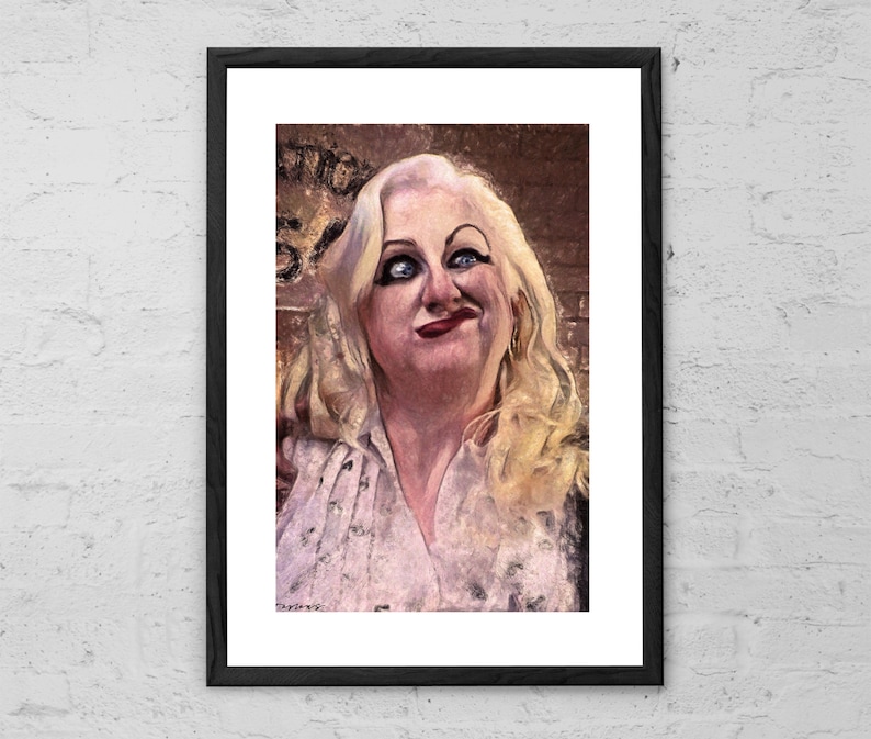 Hatchet Face - Painting - Cry Baby - Movie Art Print - Kim Mcguire ...
