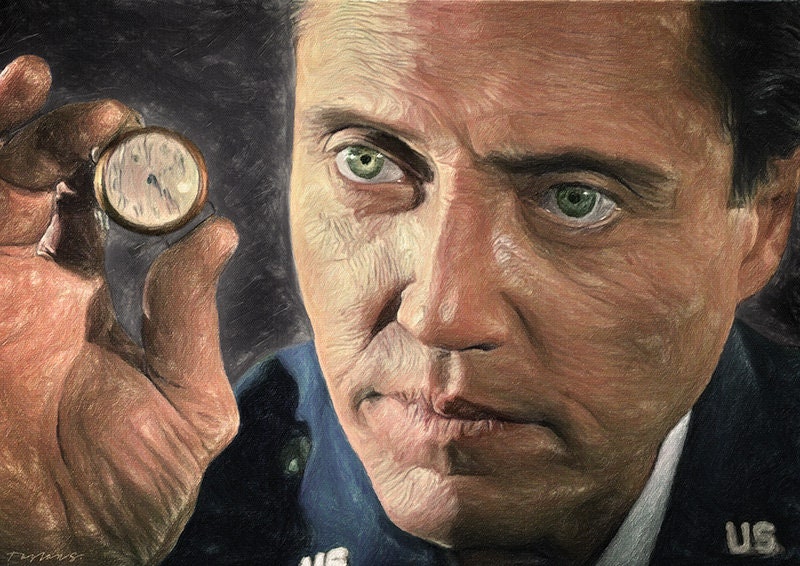 Christopher Walken as Captain Koons Painting Art Print Pulp Fiction ...