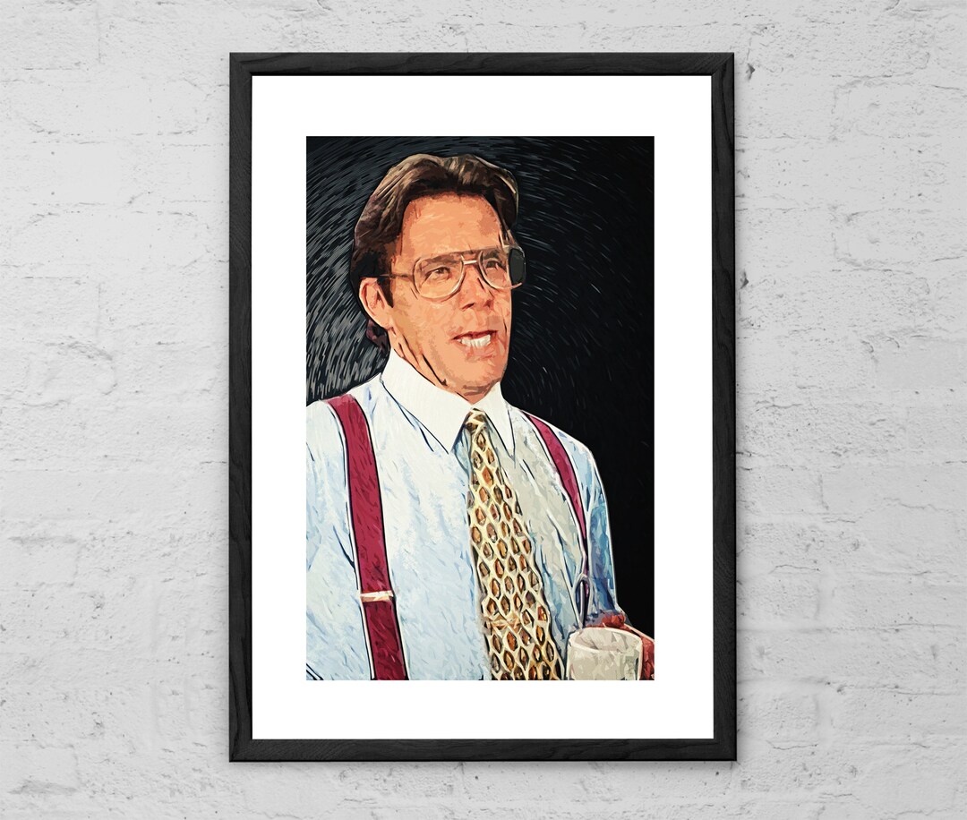 Bill Lumbergh - Office Space - Illustration - Office Decor - Mike Judge ...