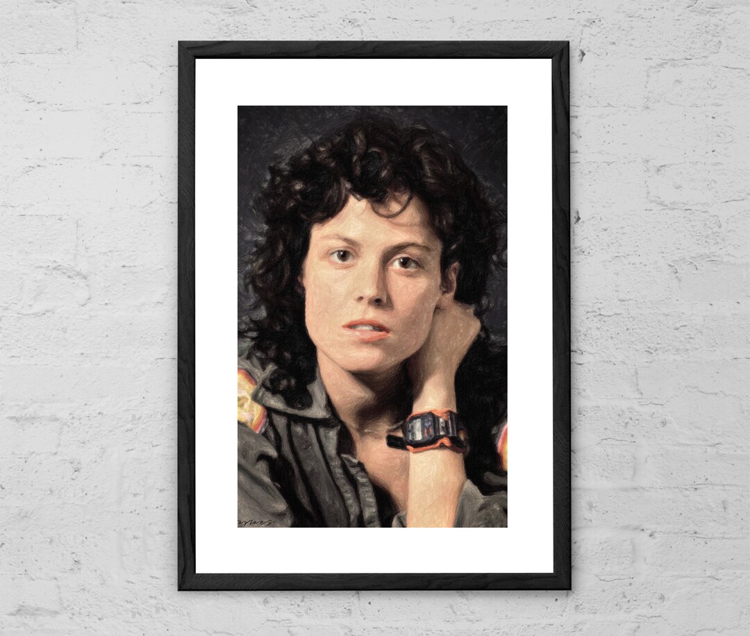 Ellen Ripley - Painting - Alien - Movie Art Print - Sigourney Weaver ...