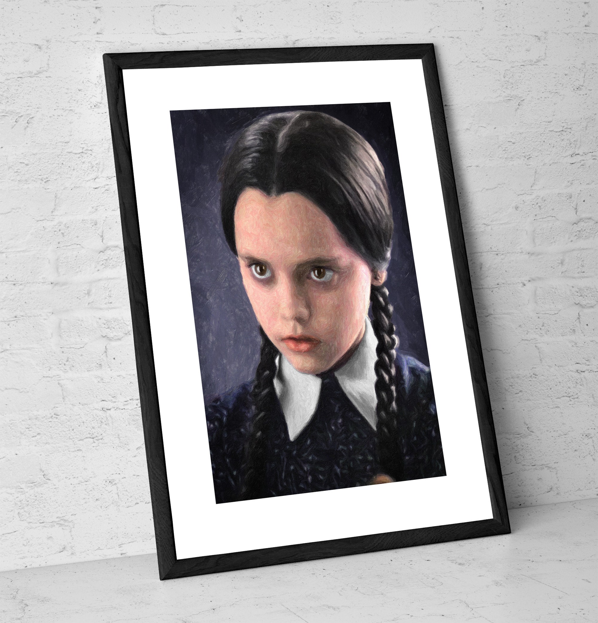 Wednesday Addams - Painting - the Addams Family - Christina Ricci ...