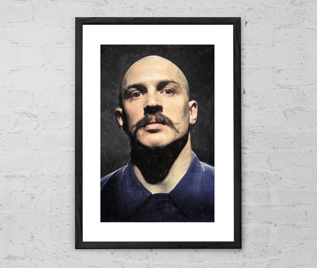 Bronson - Painting - Portrait - Movie Art Print - Tom Hardy - Charles ...