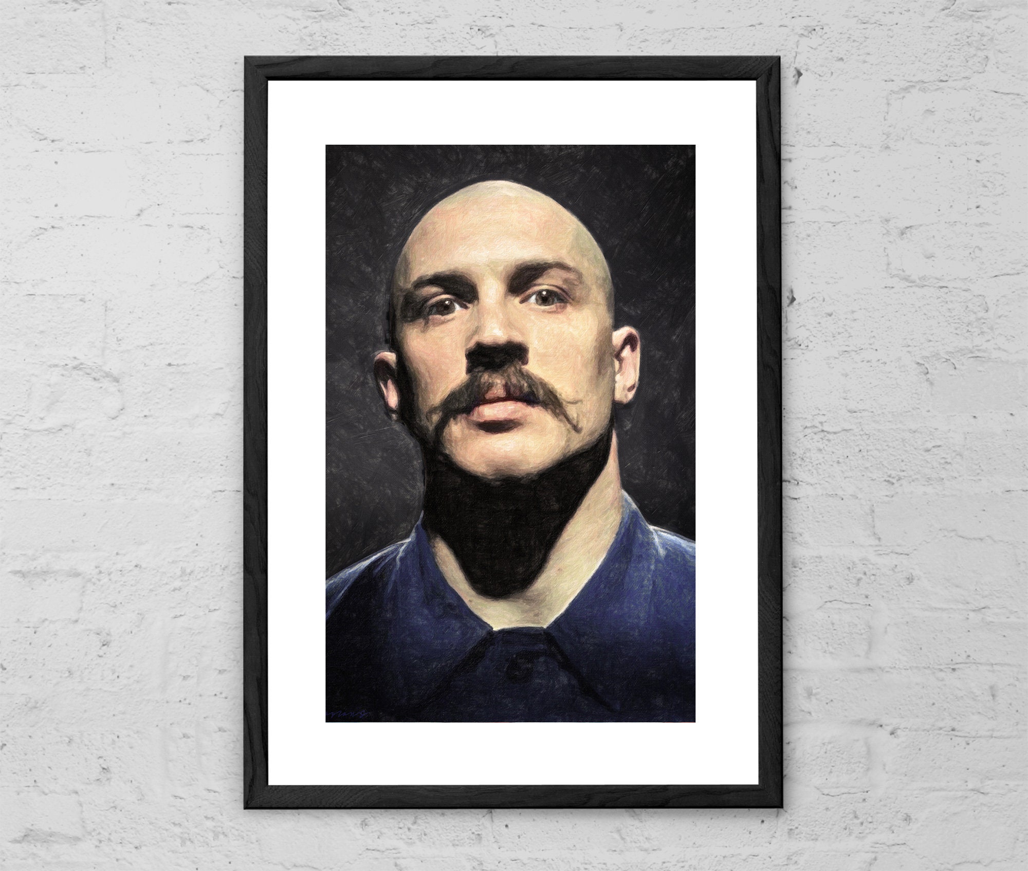 Bronson - Painting - Portrait - Movie Art Print - Tom Hardy - Charles ...