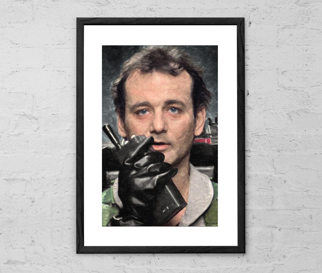 Dr Peter Venkman - Painting - Ghostbusters - Bill Murray - Movie Art ...