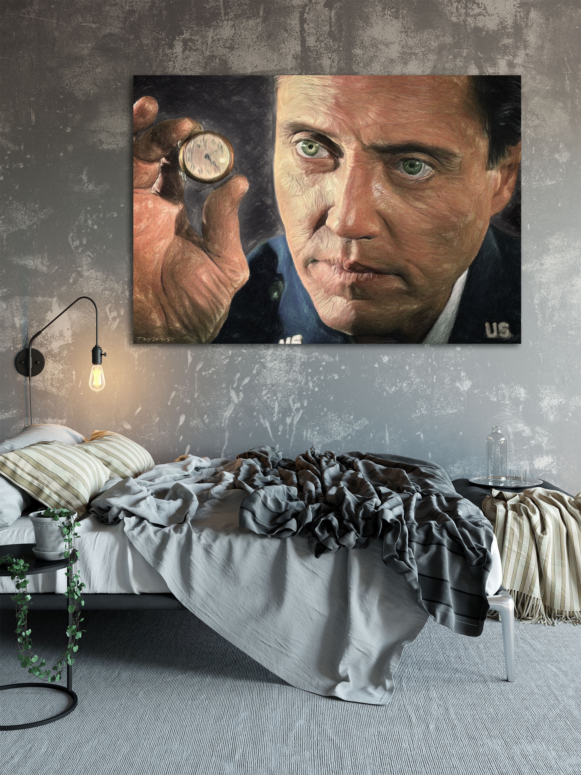 Christopher Walken as Captain Koons Painting Art Print Pulp Fiction ...