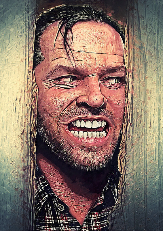 Here's Johnny the Shining Illustration the Shining - Etsy