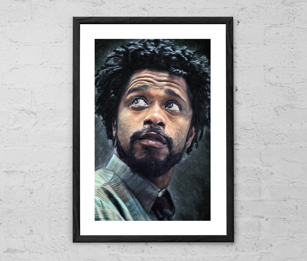 Lakeith Stanfield as Cassius Green in Sorry to Bother You - Painting ...