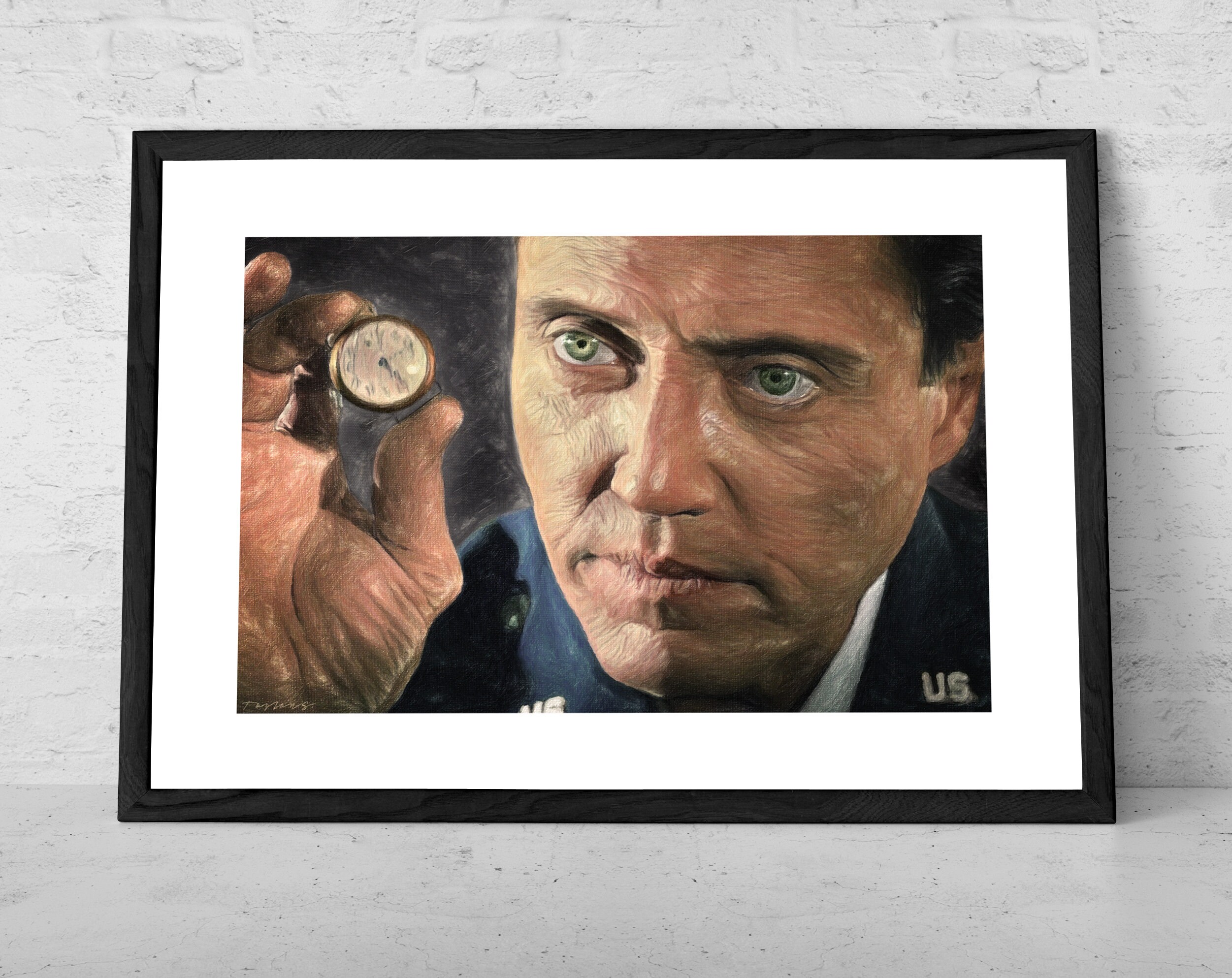 Christopher Walken as Captain Koons - Painting - Art Print - Pulp ...