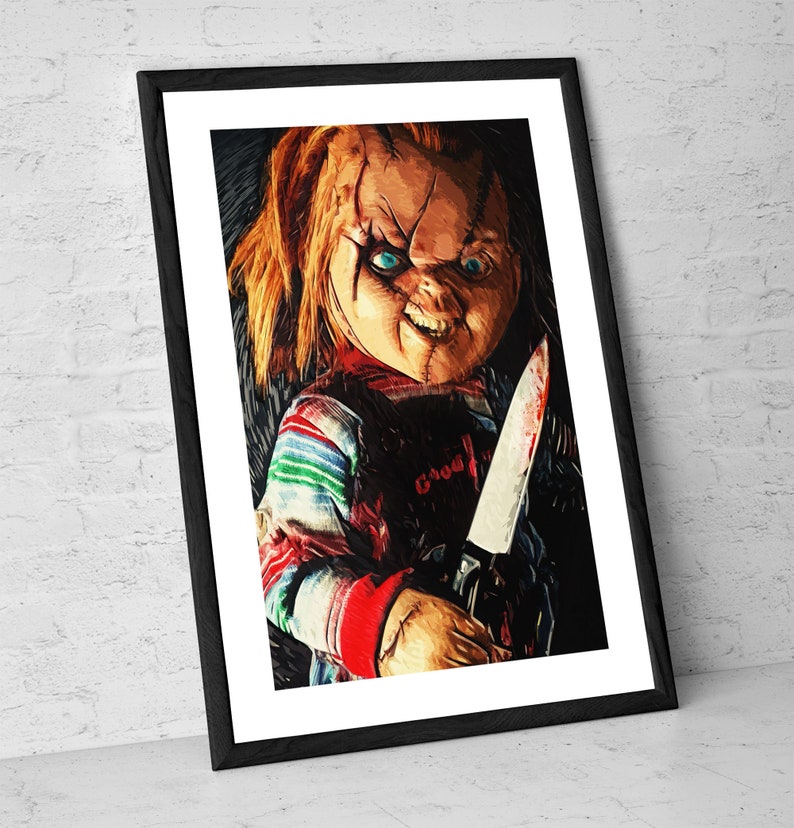 Chucky - Illustration - Chucky Doll - Art Print - Horror - Childs Play ...