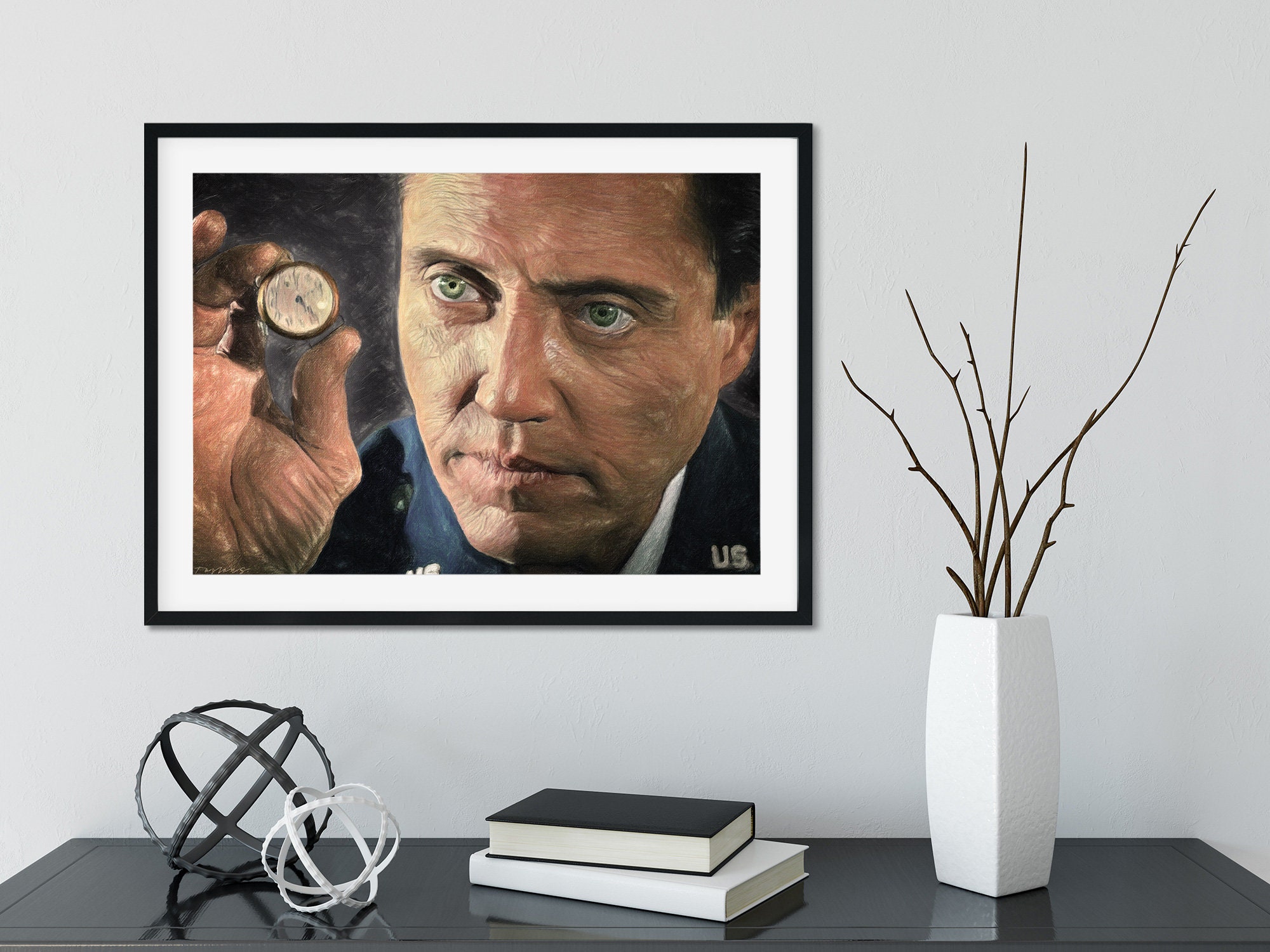 Christopher Walken as Captain Koons Painting Art Print Pulp Fiction ...