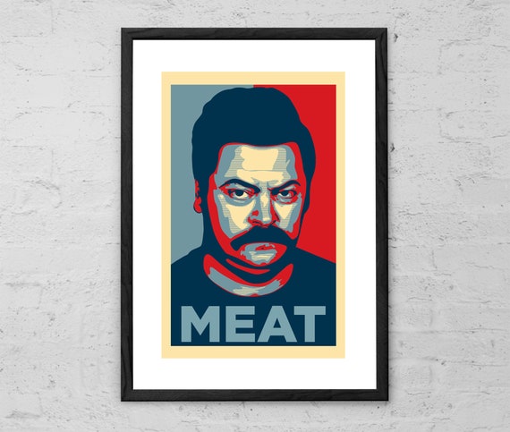 Ron Swanson Ron Swanson Poster Parks and Recreation | Etsy