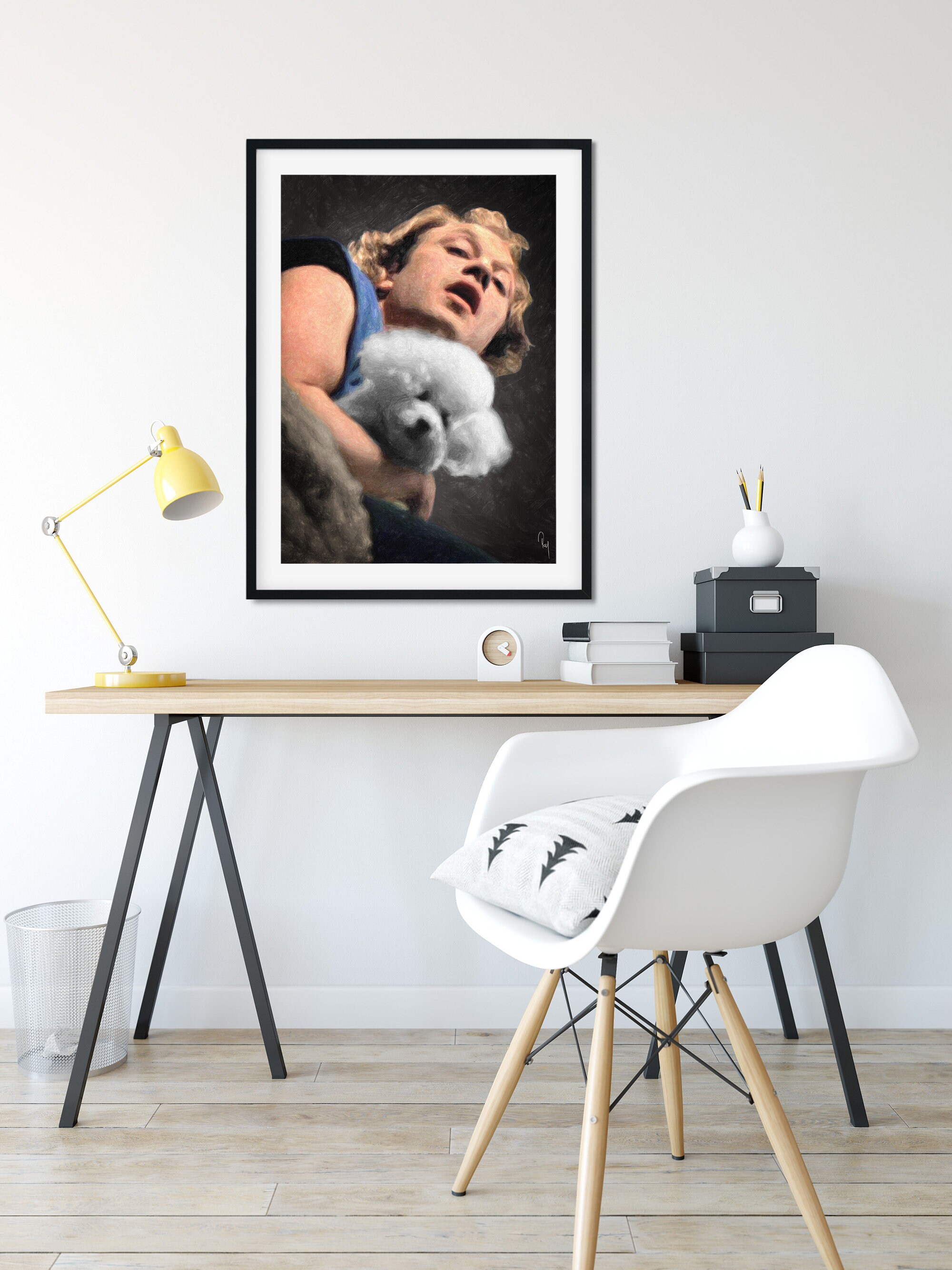 Buffalo Bill Jame Gumb Painting Art Print Silence of - Etsy