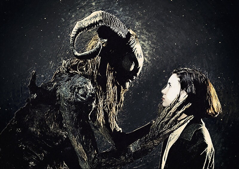 The Faun - Illustration - Pans Labyrinth - Movie Art Print - Movie ...