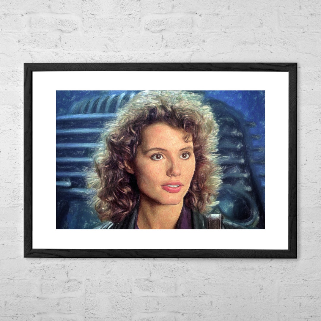 Geena Davis as Veronica Quaife in the Fly - Painting - Art Print - the ...