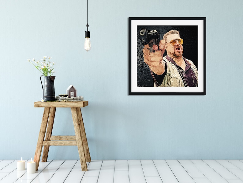 Walter Sobchak - Big Lebowski - Big Lebowski Poster - Big Lebowski Art ...