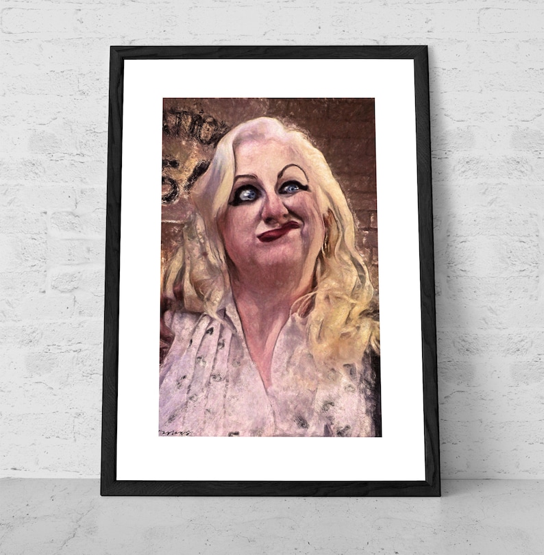 Hatchet Face - Painting - Cry Baby - Movie Art Print - Kim Mcguire ...