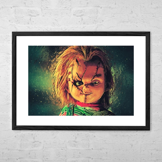 Chucky Illustration Chucky Doll Art Print Horror Movie - Etsy