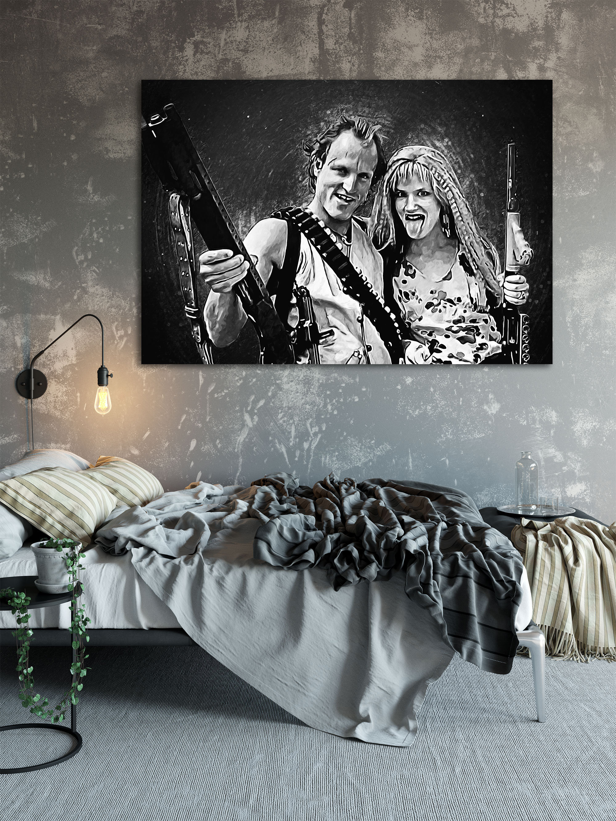 Mickey and Mallory - Illustration - Art Print - Natural Born Killers ...