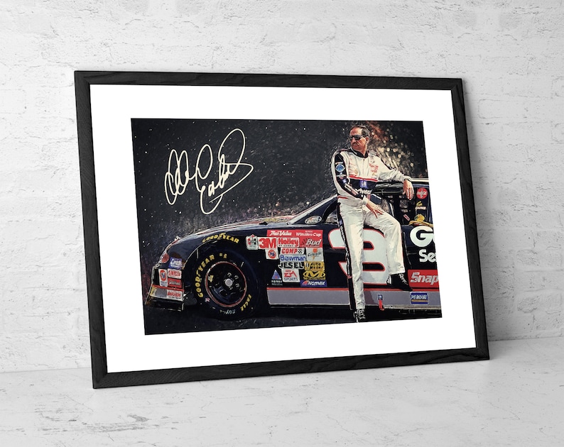 Dale Earnhardt Sr - Illustration - Nascar - Nascar Gifts - Nascar Wall ...