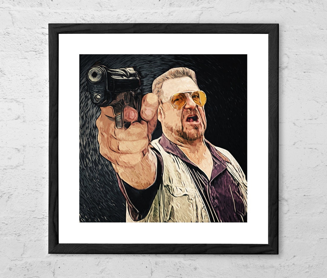 Walter Sobchak - Big Lebowski - Big Lebowski Poster - Big Lebowski Art ...