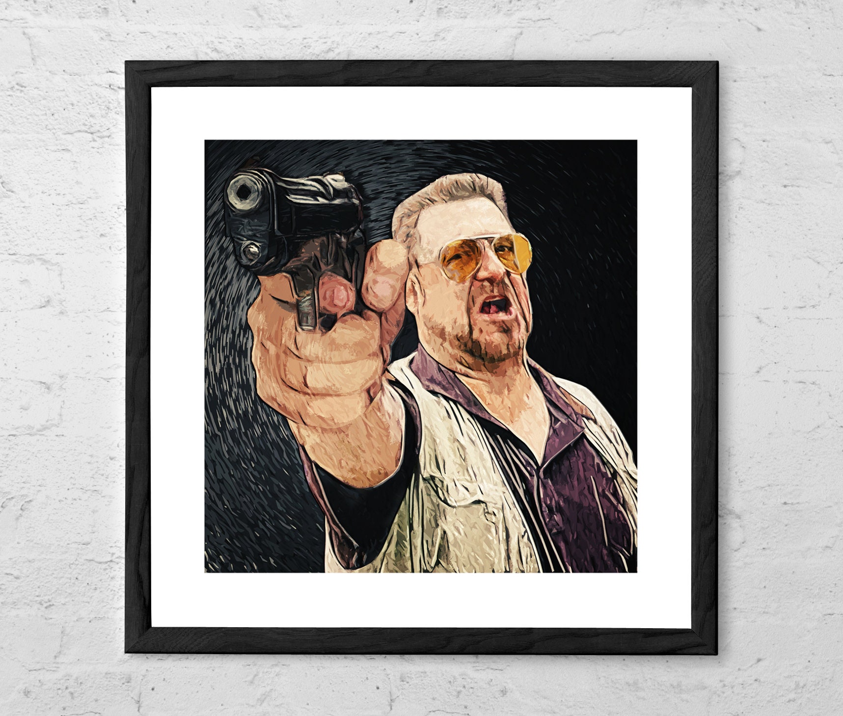 Walter Sobchak - Big Lebowski - Big Lebowski Poster - Big Lebowski Art ...