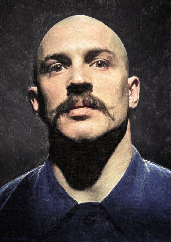 Bronson - Painting - Portrait - Movie Art Print - Tom Hardy - Charles ...