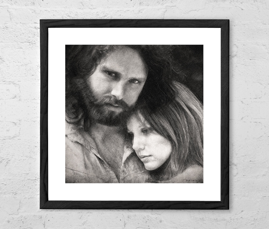 Jim and Pam - Drawing - Jim Morrison - Jim Morrison Poster - the Doors ...