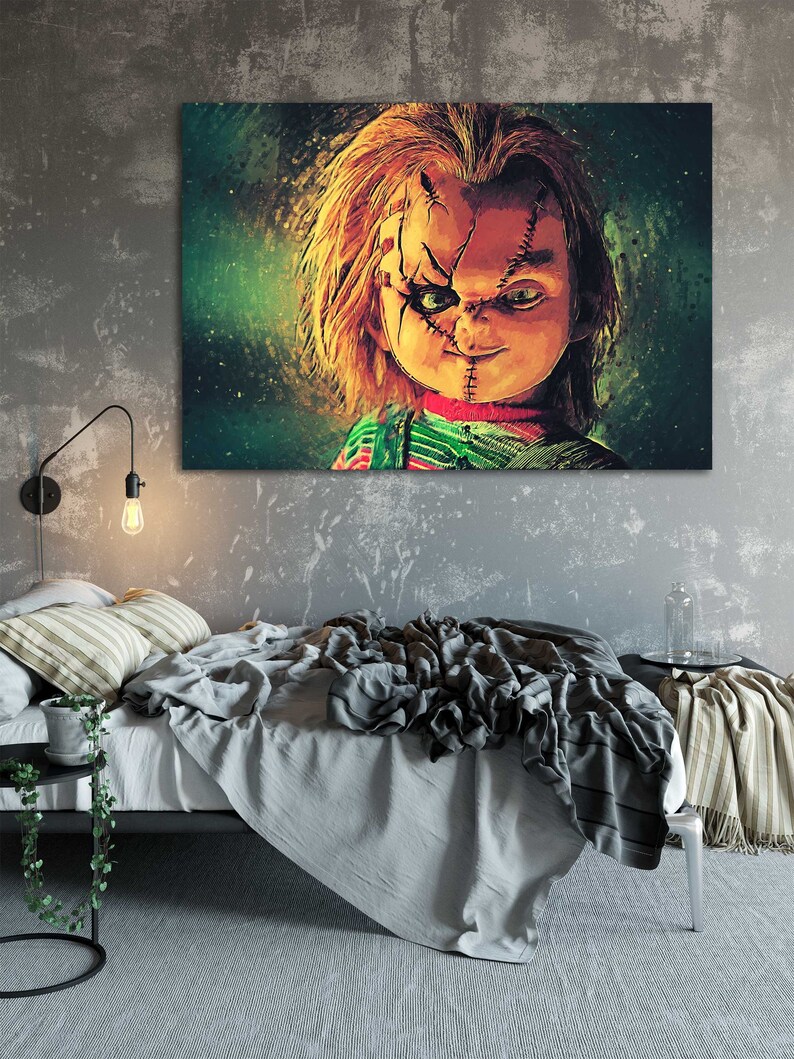 Chucky - Illustration - Chucky Doll - Art Print - Horror Movie Art ...
