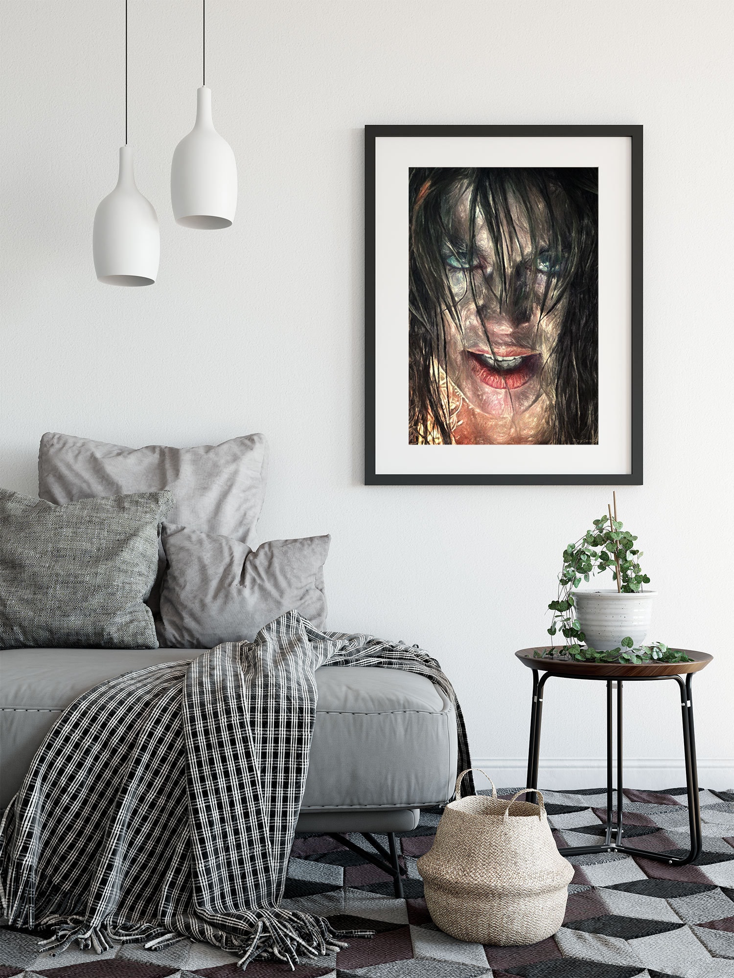 Sarah Connor Painting Art Print Terminator 2 Art - Etsy