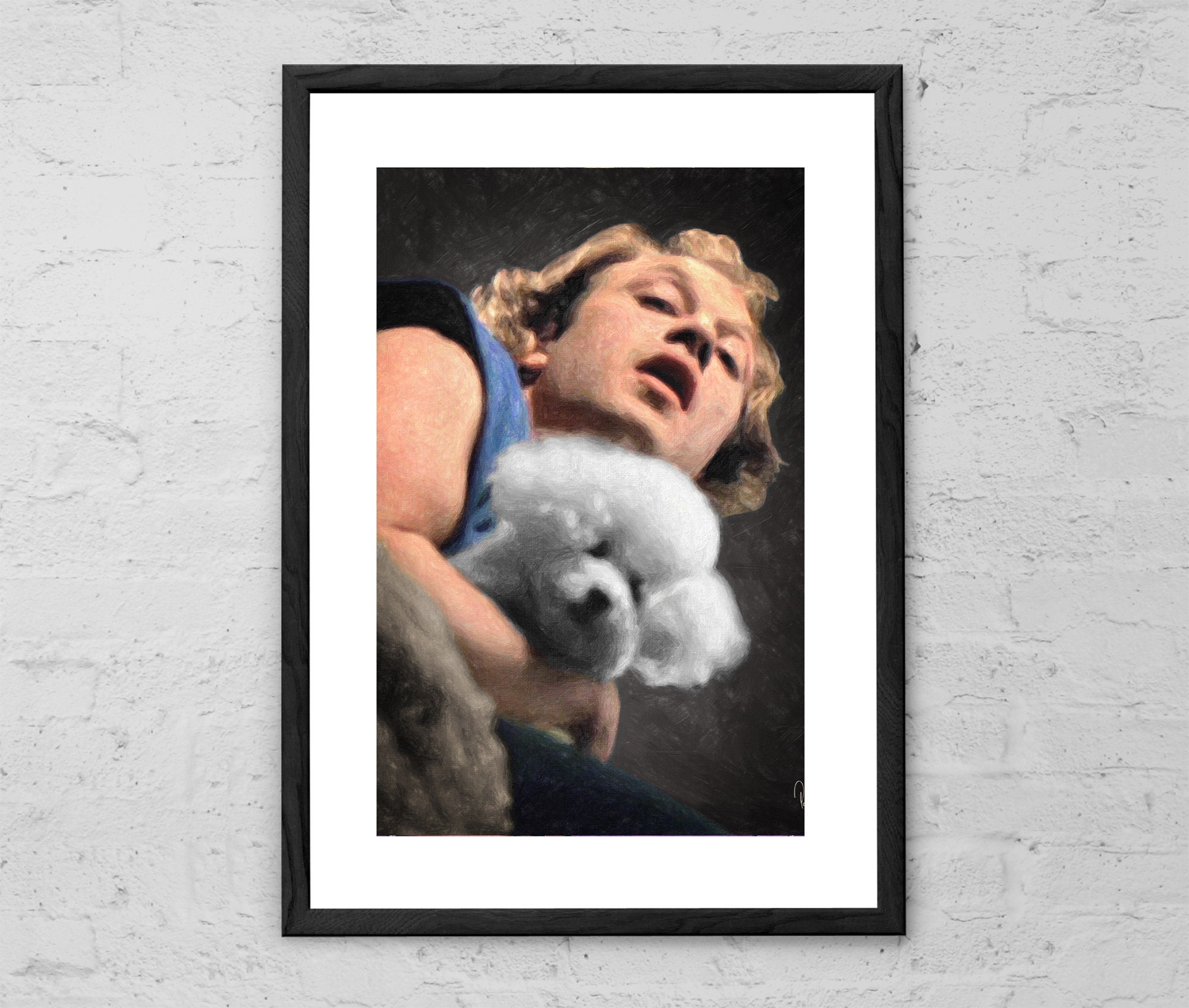 Buffalo Bill Jame Gumb Painting Art Print Silence of - Etsy