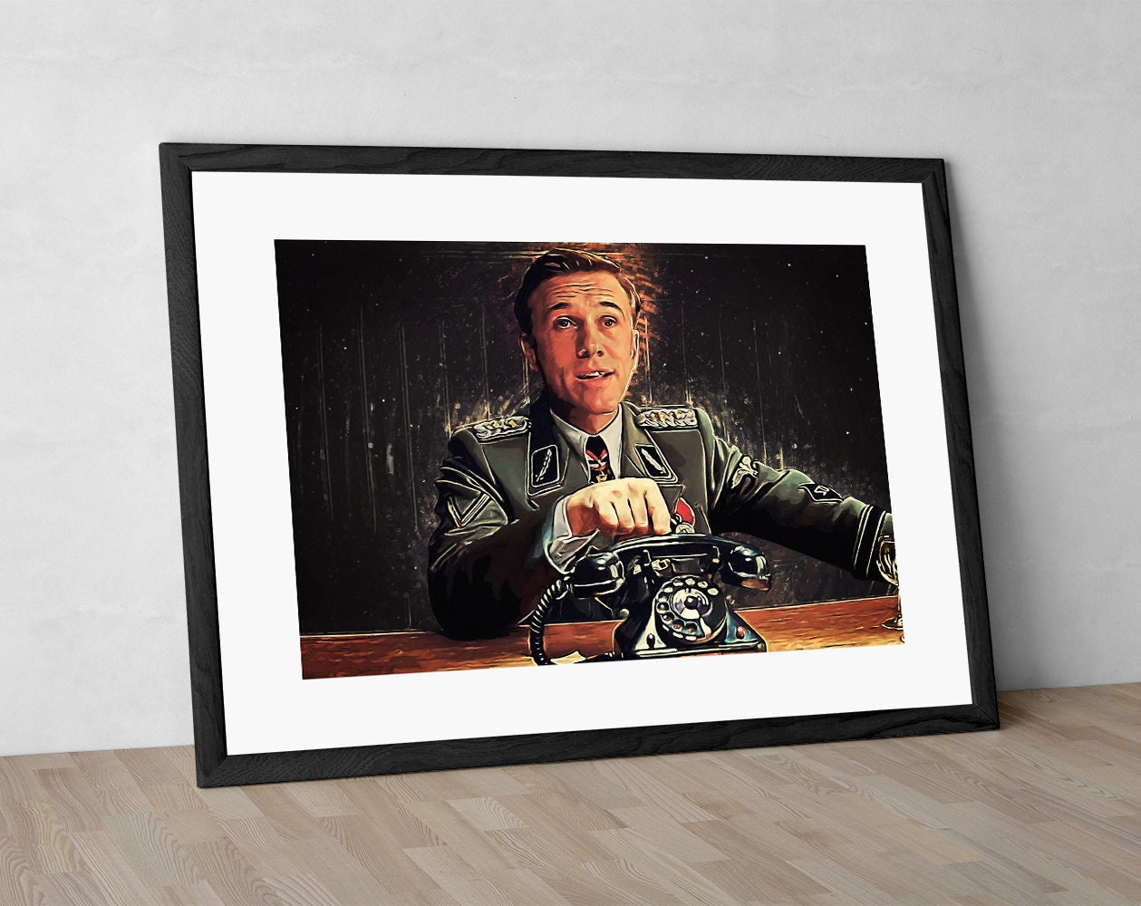 Hans Landa - Illustration - Art Print - Inglourious Basterds ...