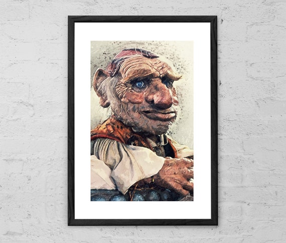 Hoggle Labyrinth Movie Illustration the Labyrinth - Etsy