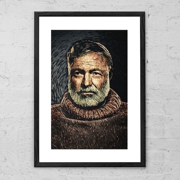 Ernest Hemingway - Etsy