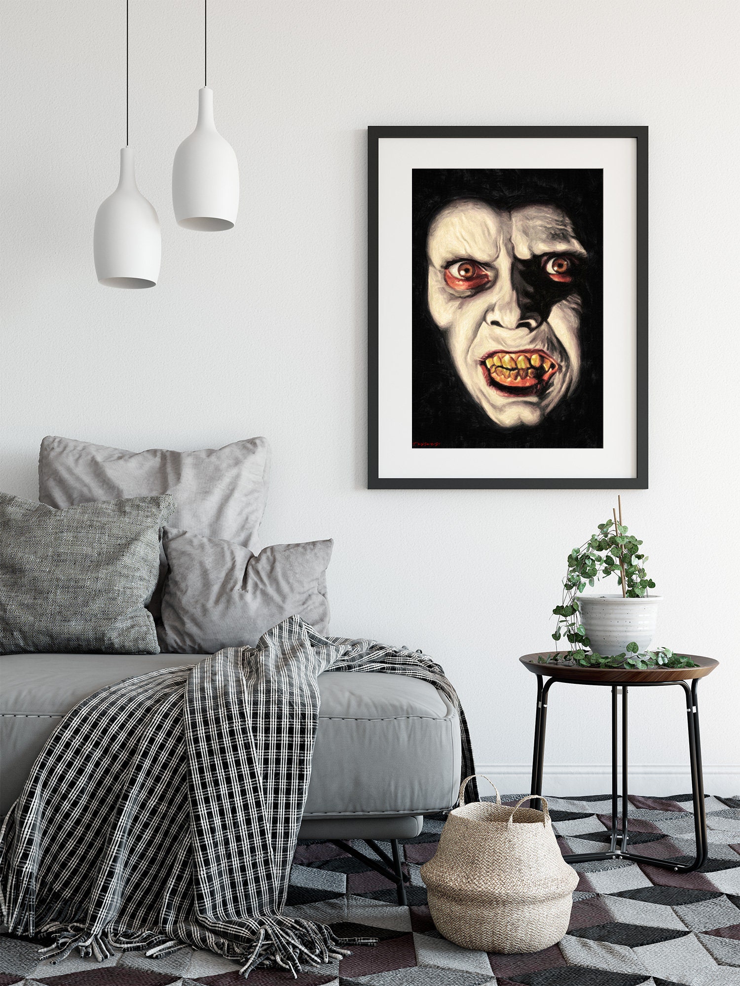 Captain Howdy Pazuzu Painting Exorcist Horror Decor Movie Art Print ...