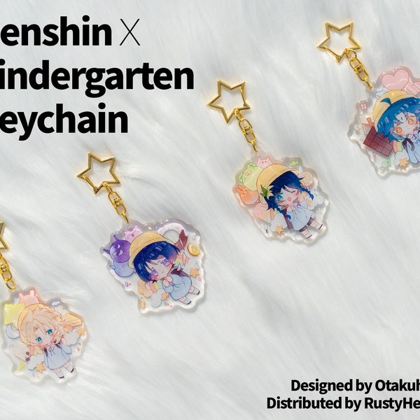 Scaramouche Genshin Keychain - Etsy