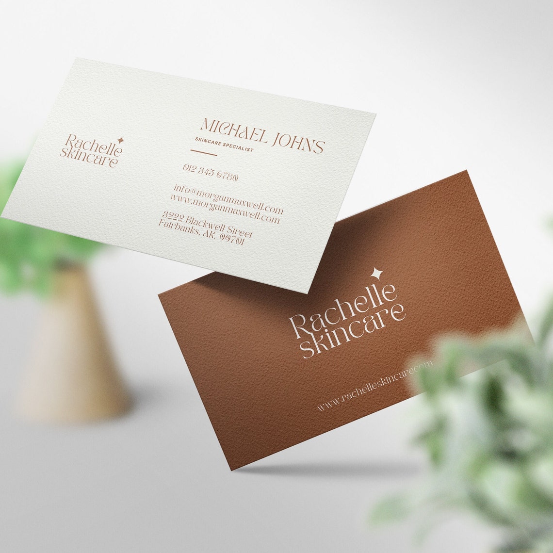 Editable Canva Business Card Template Instant Download - Etsy