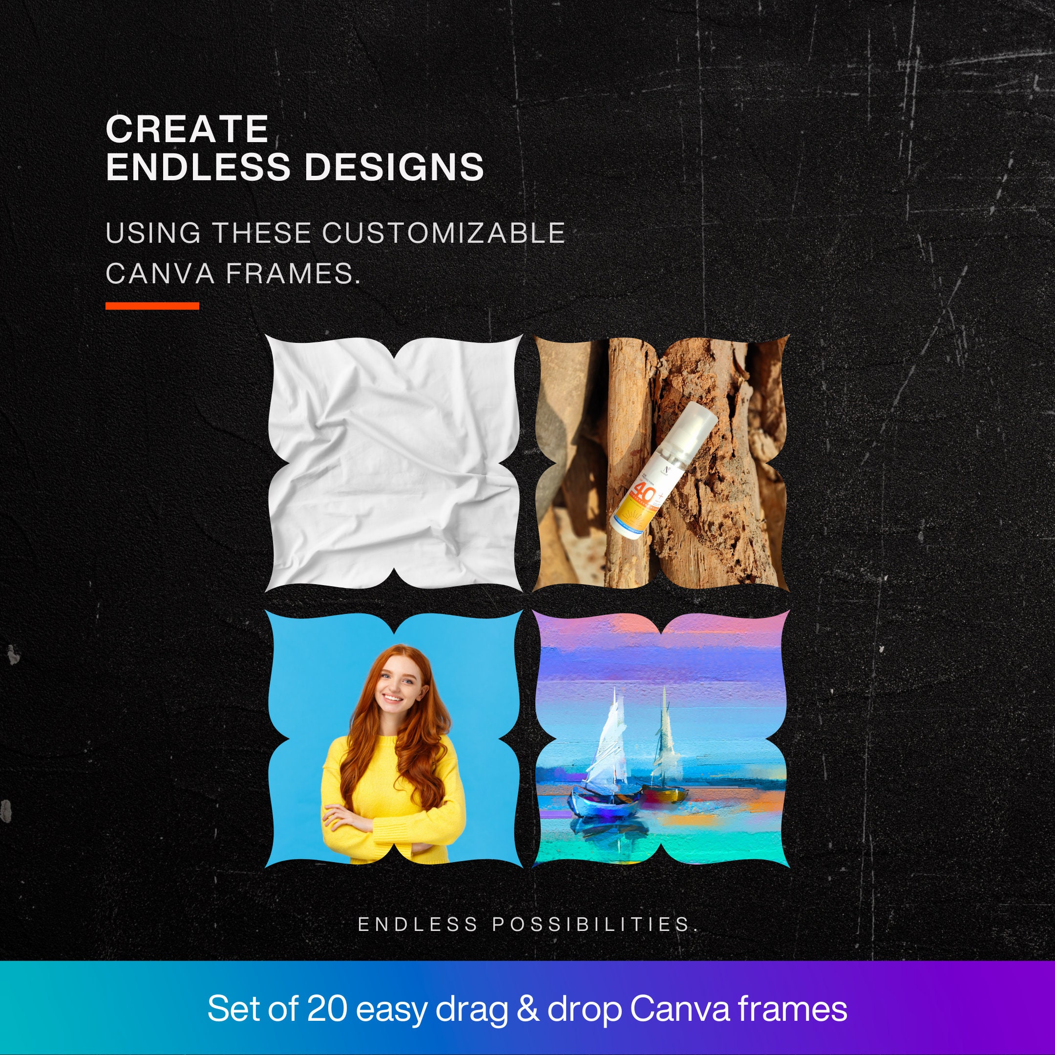 Editable Canva Frame Template Bundle, Royal Islamic Canva Frame Download, Custom Canva Frame ...