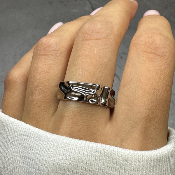 Geometric Ring - Etsy UK