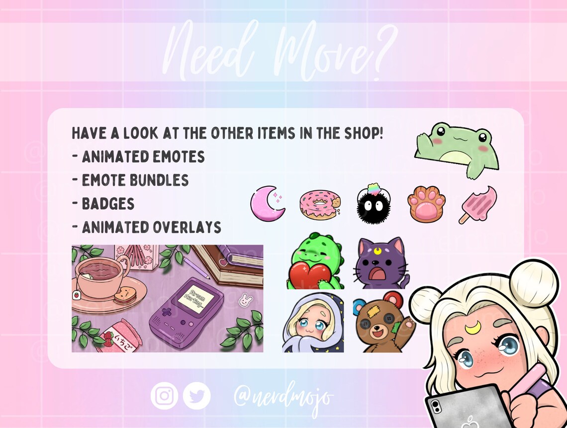 Froggy Animated Twitch Emote | Twitch Emoji Animated | Cute Emotes for ...